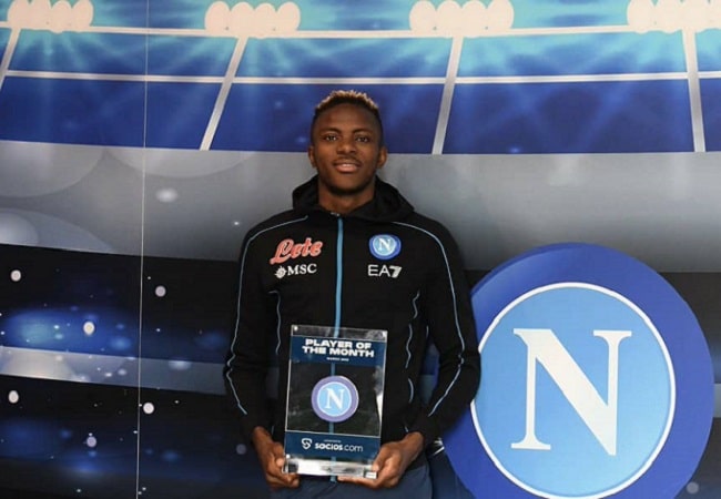 Super Eagles Striker Osimhen Wins Another Serie A Award - Africa Top Sports