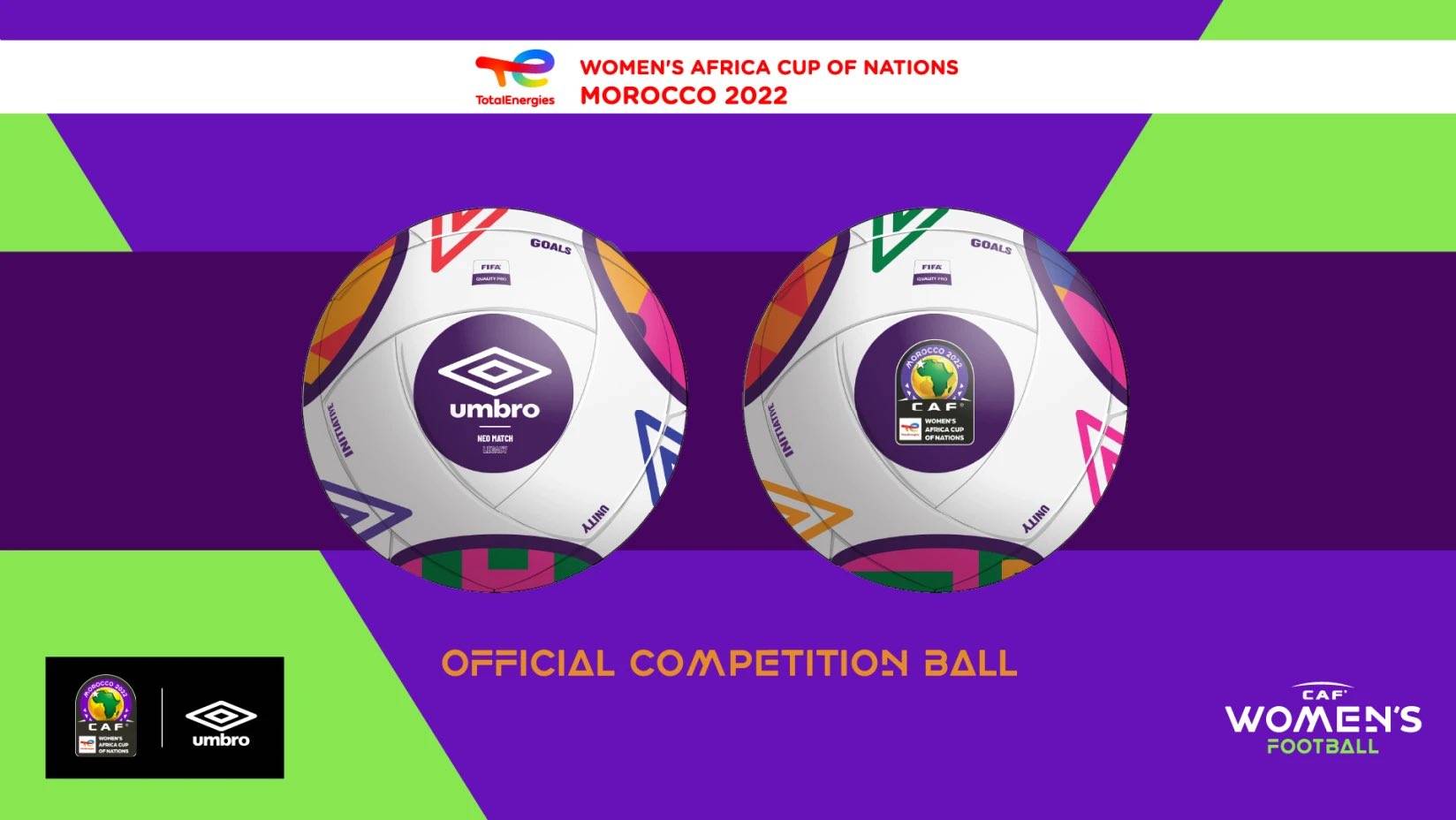 CAF, Umbro unveils official Women’s AFCON match ball - Africa Top Sports