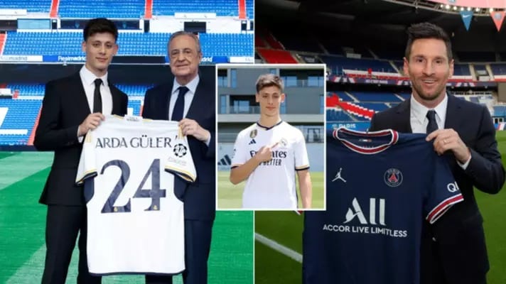 Arda Guler overtakes Messi record after joining Real Madrid - Africa Top Sports