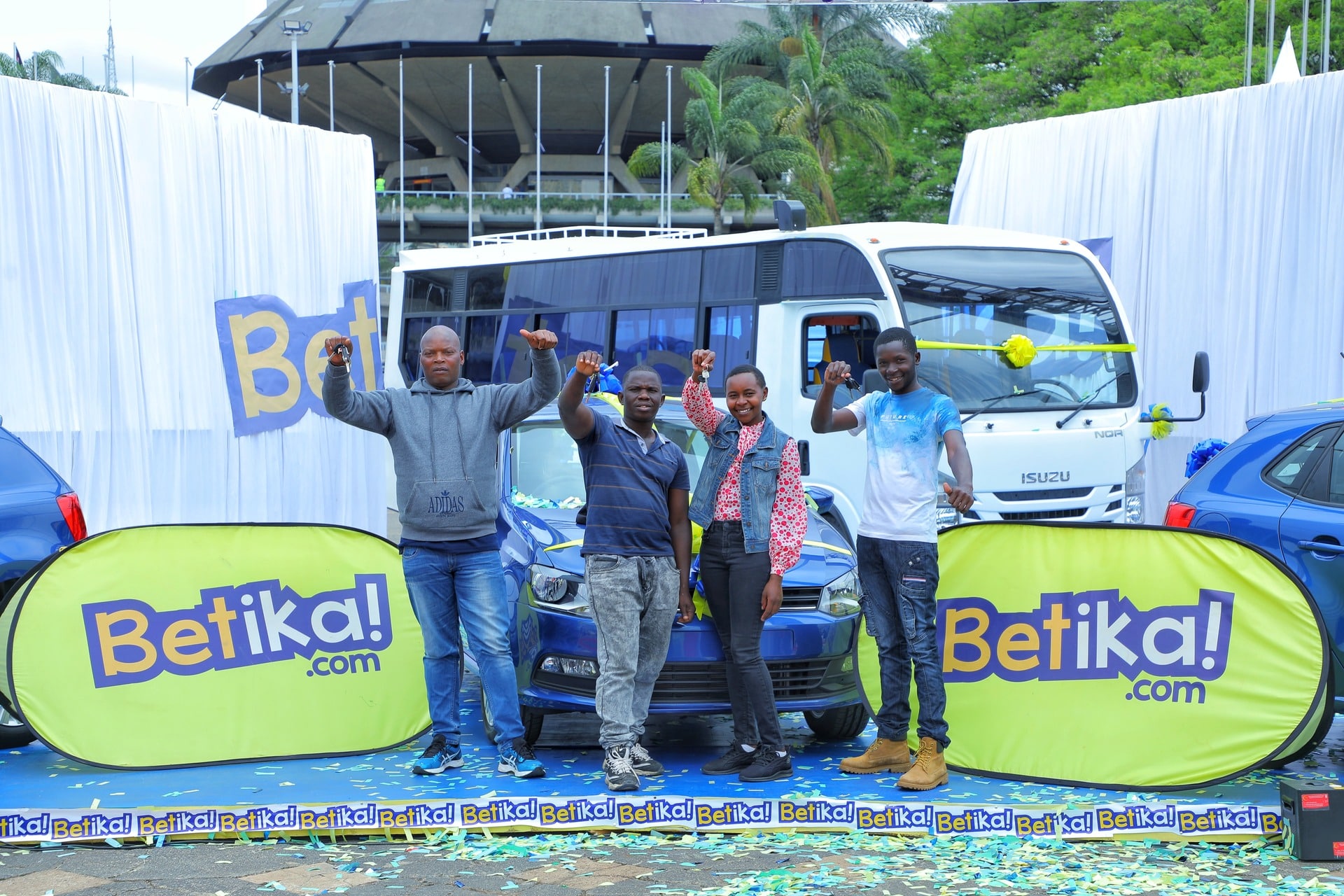 Betika rewards four customers with cars valued at Ksh12 million ...