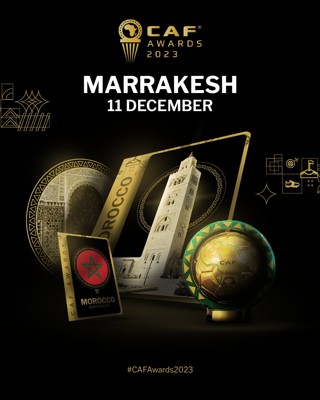 CAF Reveals Date, Nominees For 2023 CAF Awards