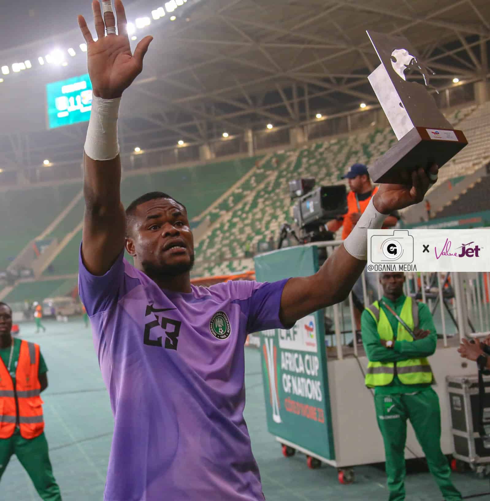 AFCON 2023: Nwabali Hails Teammates, Coach For His Performance