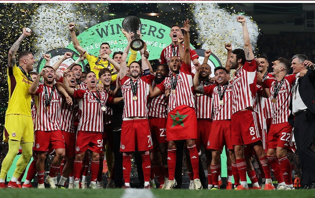 El Kaabi Goal Hand Olympiakos & Greek Team First European Trophy