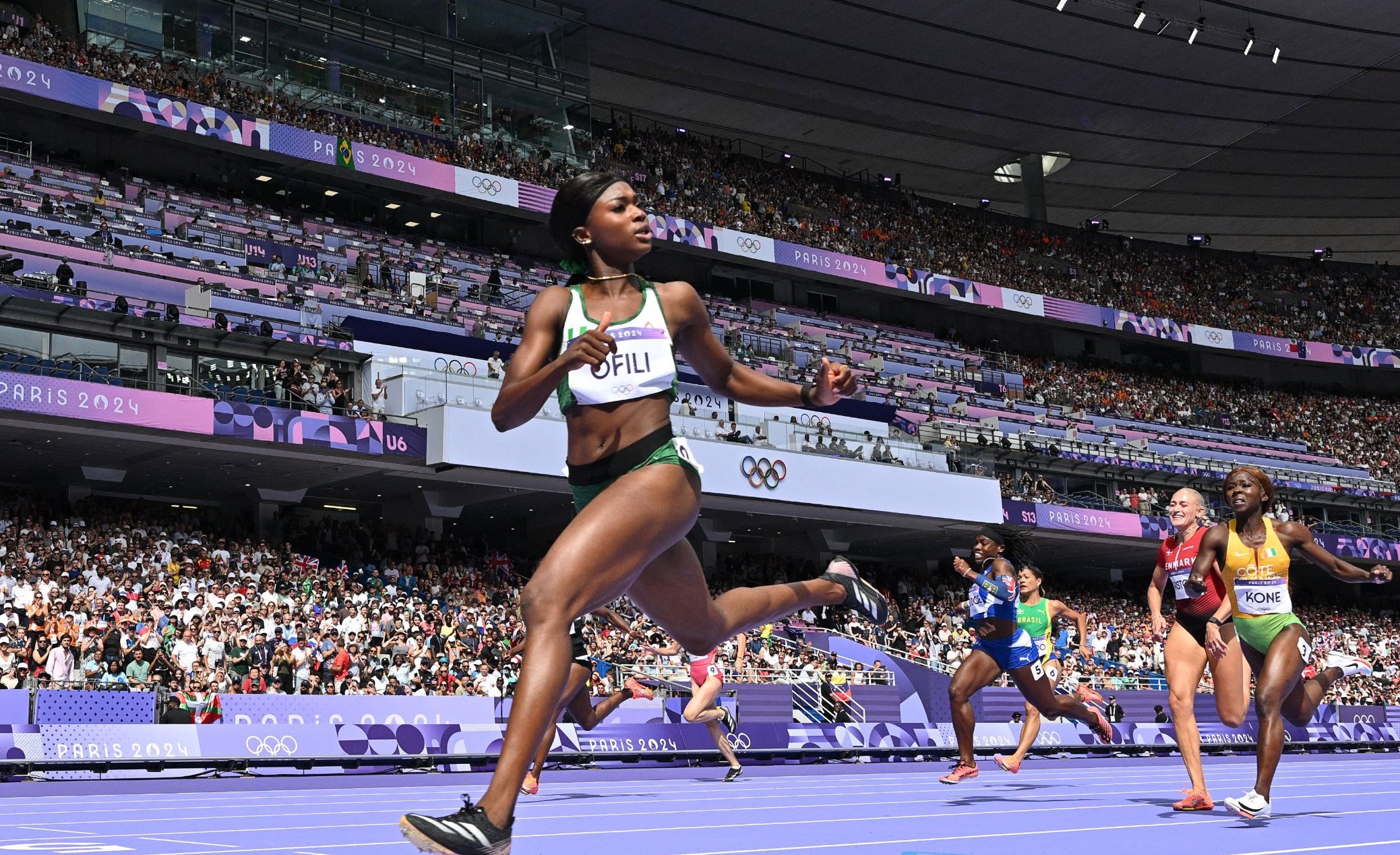 Paris 2024 : Nigeria's Favour Ofili qualifies for Women's 200m semifinals