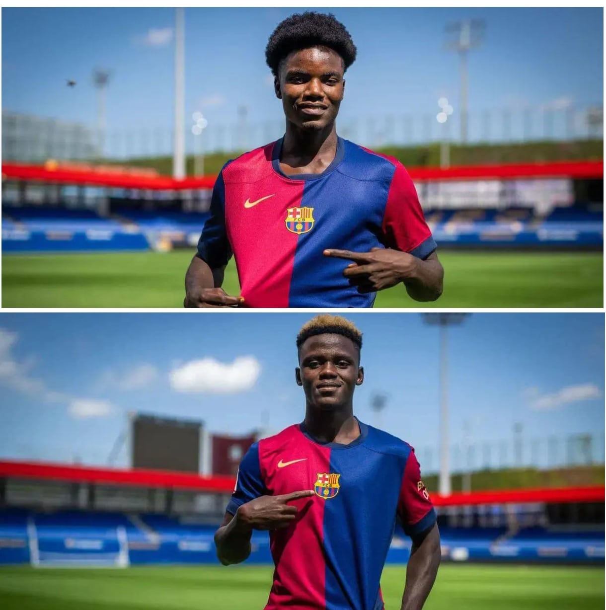 Ghanaian Duo Aziz Issah and David Oduro Set for Barça Debut Against ...