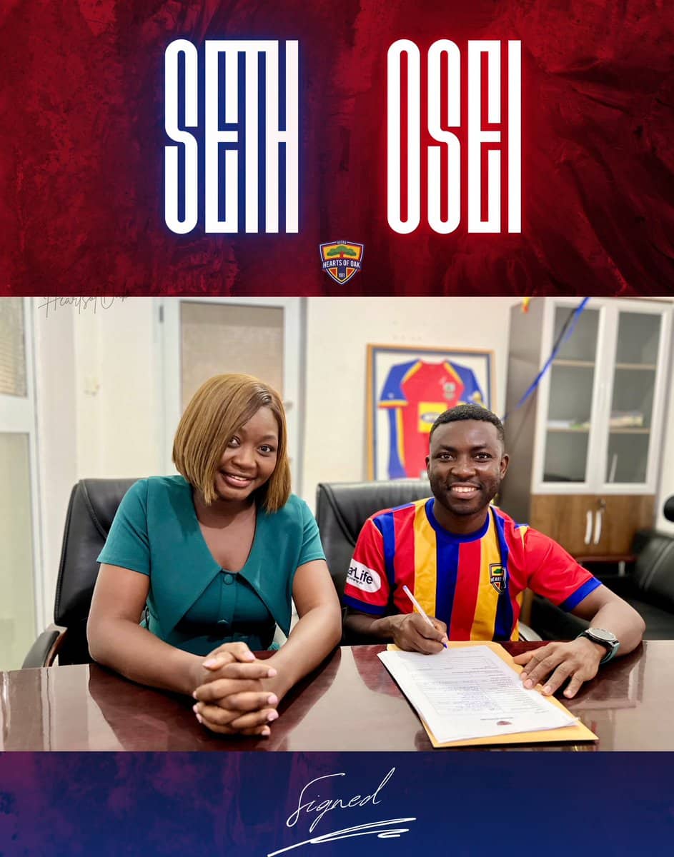 Hearts of Oak Sign Seth Osei on Permanent Deal - Africa Top Sports
