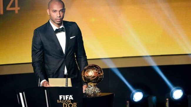 Thierry Henry surprises everyone with Ballon d'Or favorite