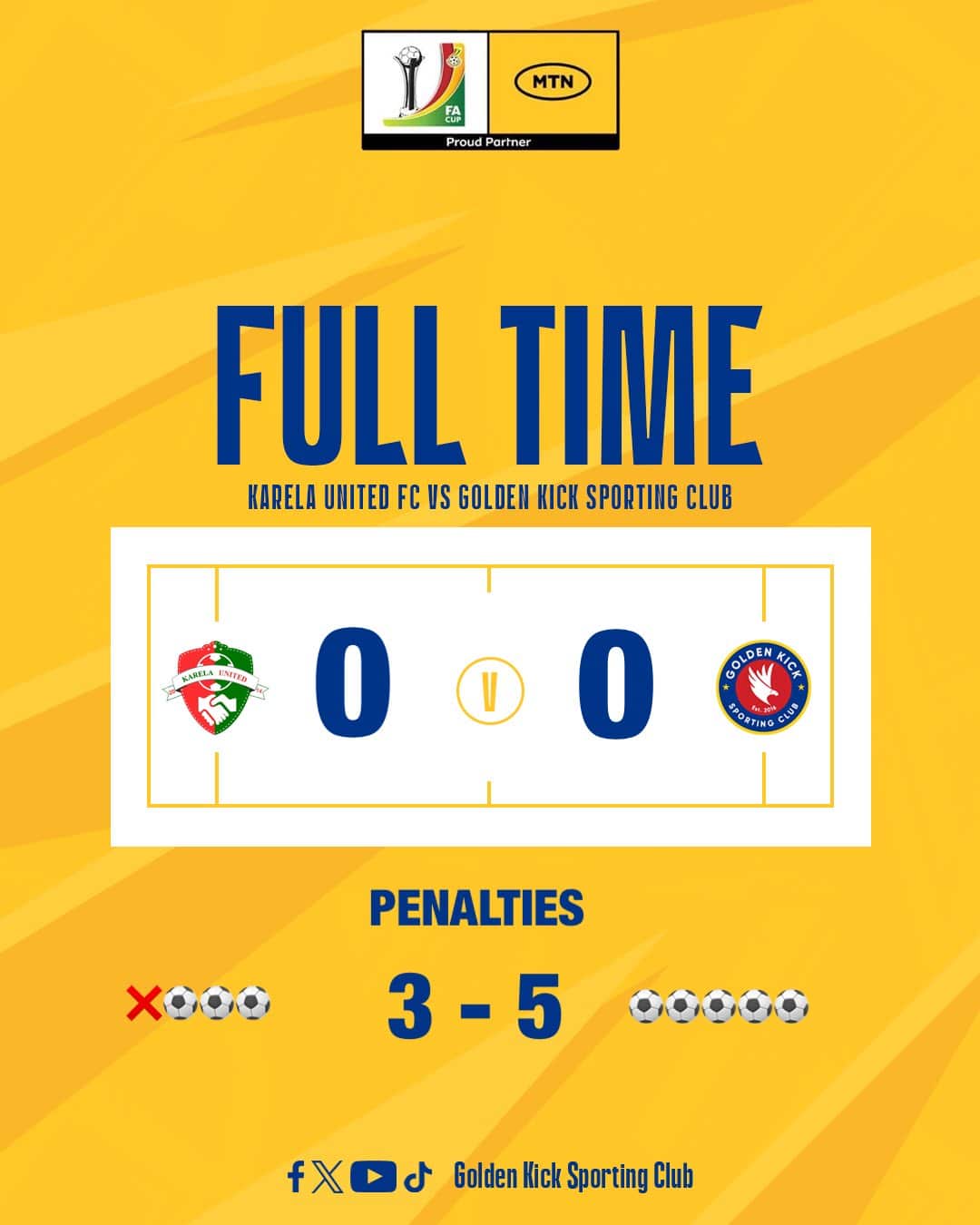 Golden Kick’s Fairytale Run Continues as They Reach MTN FA Cup Semifinals - Africa Top Sports