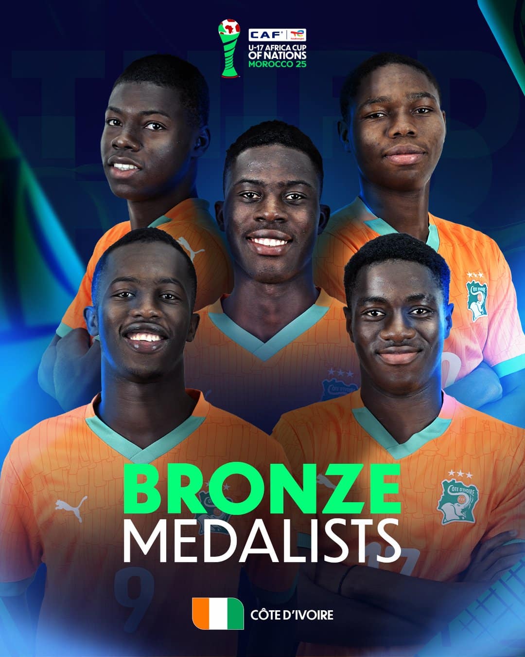 AFCON U17: Cote D'Ivoire Defeat Burkina Faso To Claim Bronze