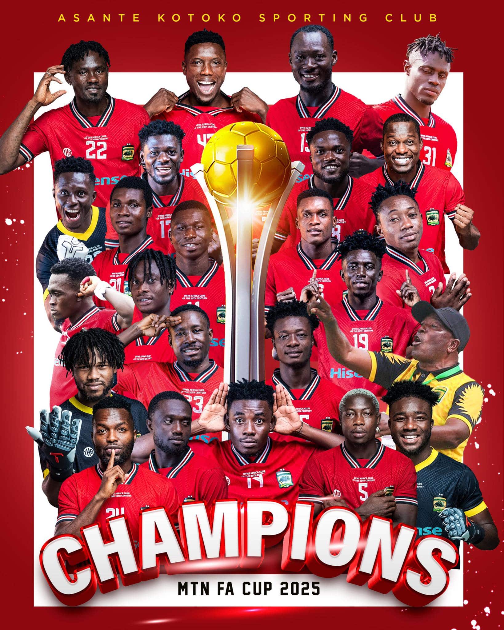 Kwame Opoku Brace Hands Kotoko Controversial FA Cup Triumph Over Golden ...