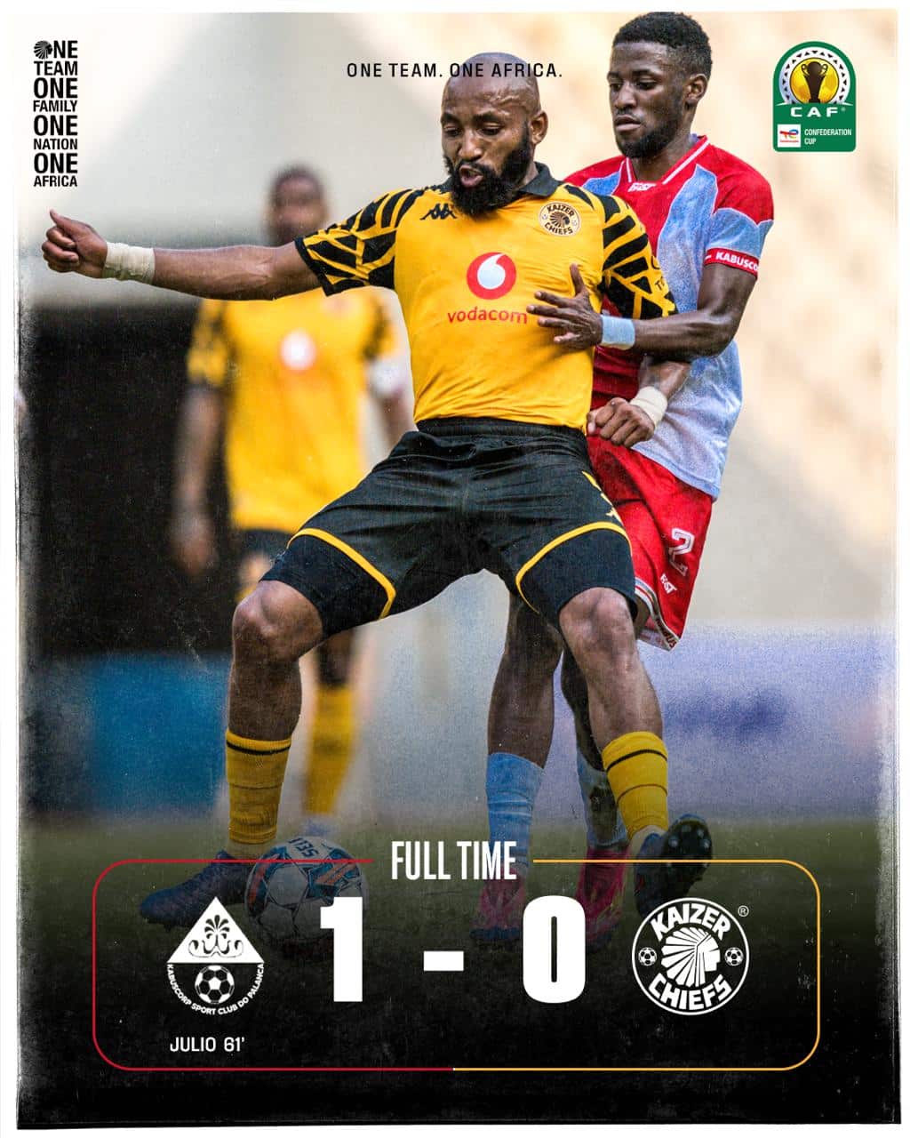CAFCC : Blow for Kaizer Chiefs as Kabuscorp Claim First-Leg Win ...